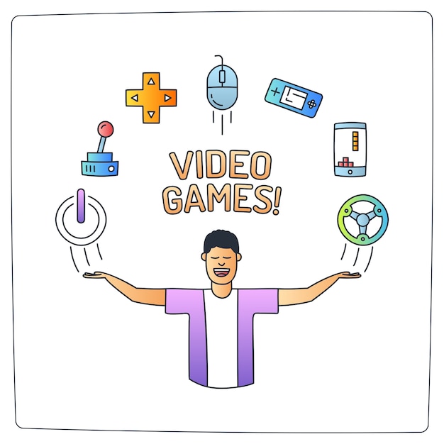 Vibrant Celebration of the Joy of Video Gaming | Jiffy Designs