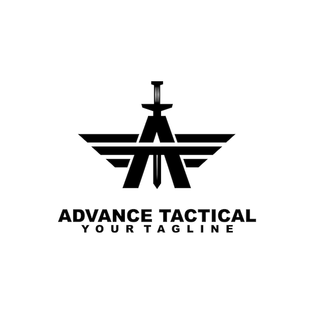 Sleek Minimalist Tactical Emblem with Distinct Symbol Design | Jiffy ...