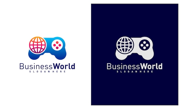 Vibrant Global Business World Logo Design | Jiffy Designs