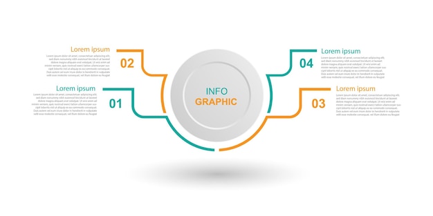 Vibrant Infographic with Overlapping Shapes and Textual Elements ...
