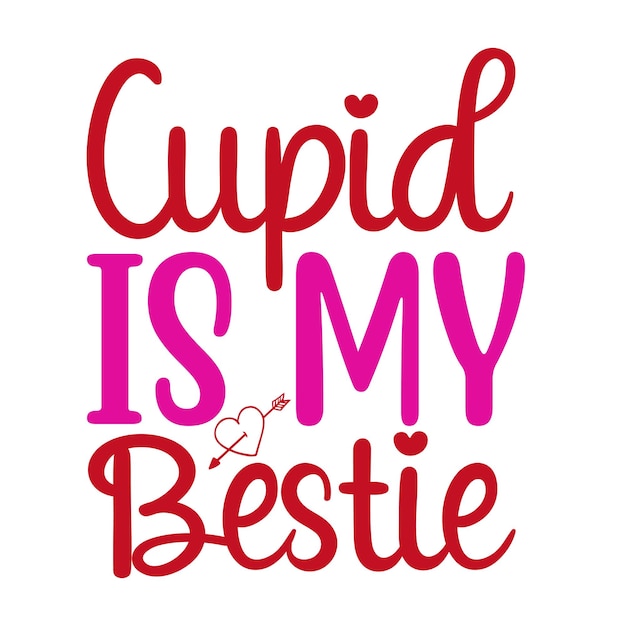 Romantic Cupid's Heartfelt Message in Bold Cursive Text | Jiffy Designs
