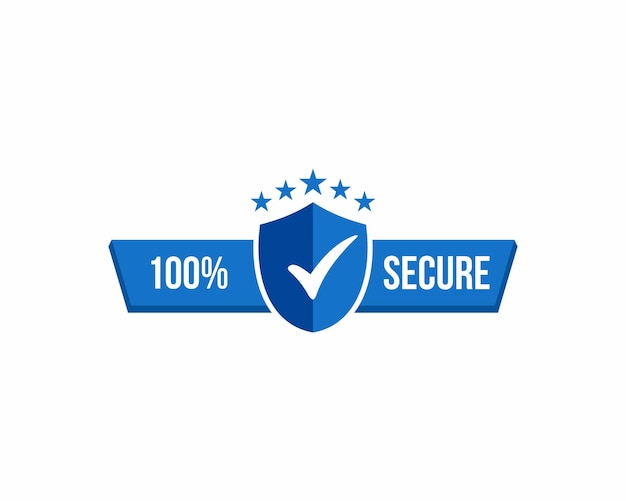 Trustworthy Shield with Secure Guarantee and Stars | Jiffy Designs