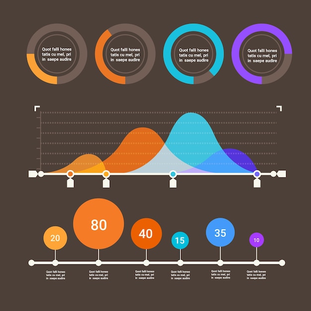 Colorful Statistical Data Visualization with Circles and Curves | Jiffy ...