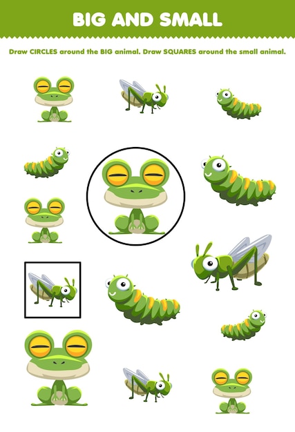 Whimsical Collection of Big and Small Green Critters | Jiffy Designs