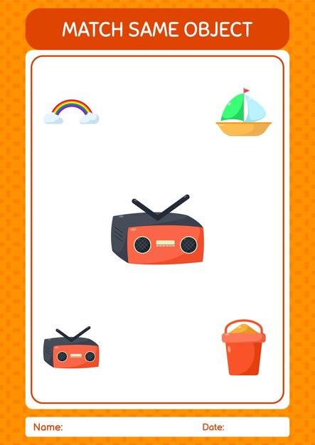 Vibrant Matching Game with Everyday Objects | Jiffy Designs