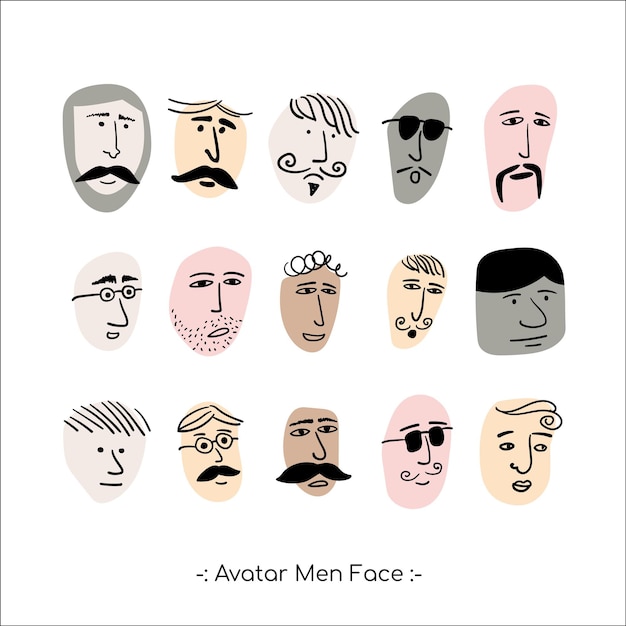 Eclectic Collection of Whimsical Avatar Faces | Jiffy Designs