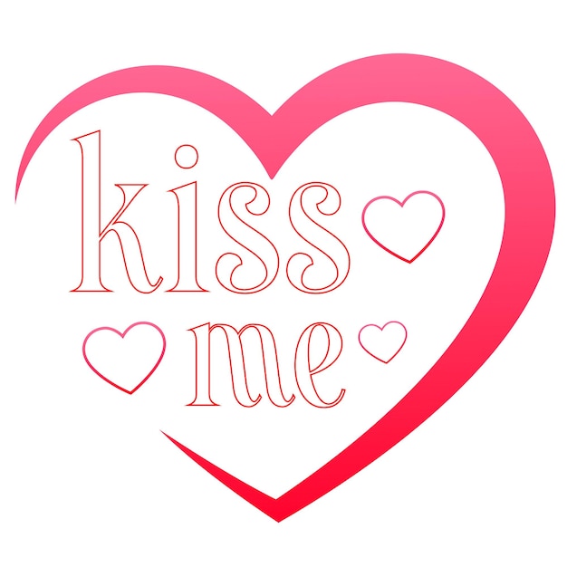 Romantic Heart-Shaped Text with Affectionate Message | Jiffy Designs