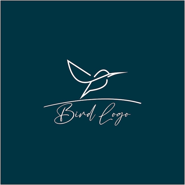 Graceful Hummingbird Silhouette with Elegant Cursive Text | Jiffy Designs