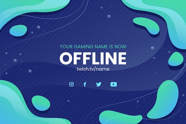 Mesmerizing Offline Gaming Backdrop with Fluid Shapes | Jiffy Designs
