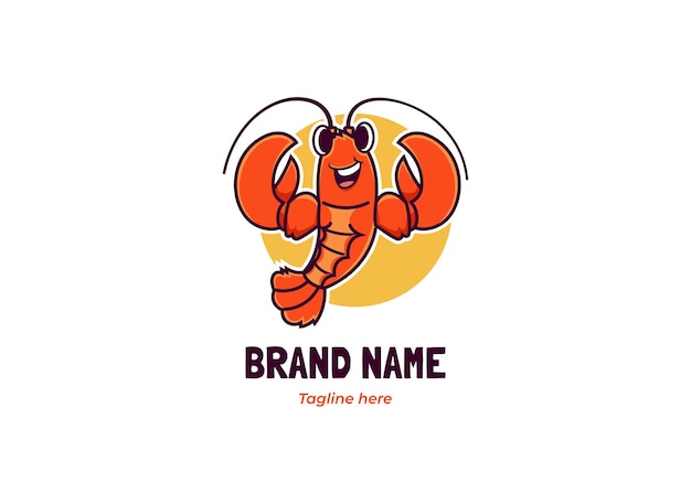 Vibrant Crustacean Logo with Playful Attitude | Jiffy Designs