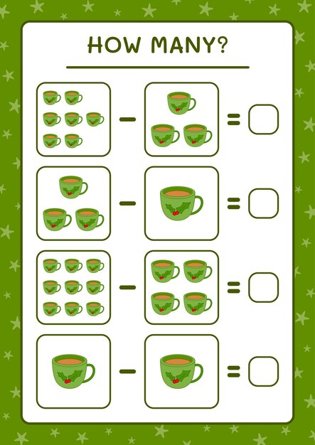 Counting Cups and Saucers in a Fun Math Activity | Jiffy Designs