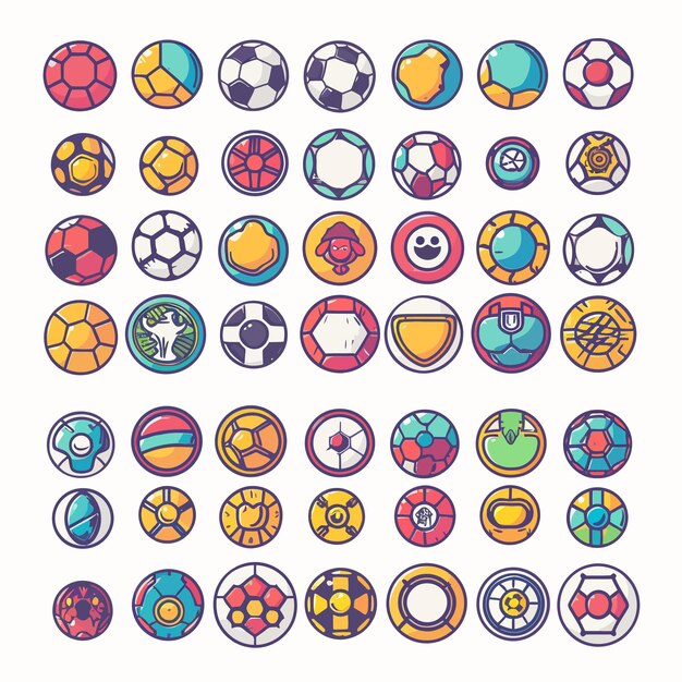 Vibrant Collection of Diverse Soccer Ball Designs | Jiffy Designs