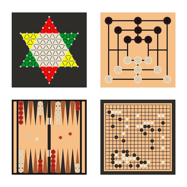 Diverse Collection of Classic Board Games and Strategy Puzzles | Jiffy ...