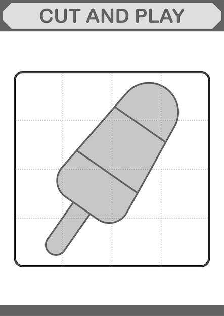 Monochrome Popsicle Template for Versatile Designs | Jiffy Designs