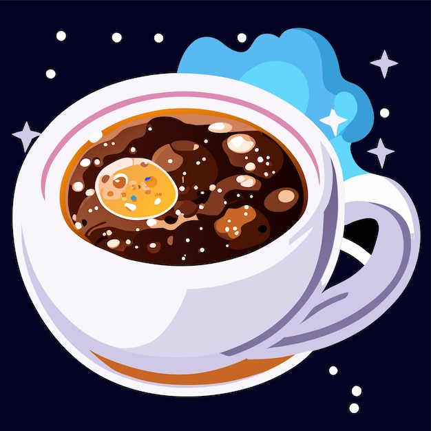 Cozy Cosmic Cocoa: A Celestial Delight in a Cup | Jiffy Designs