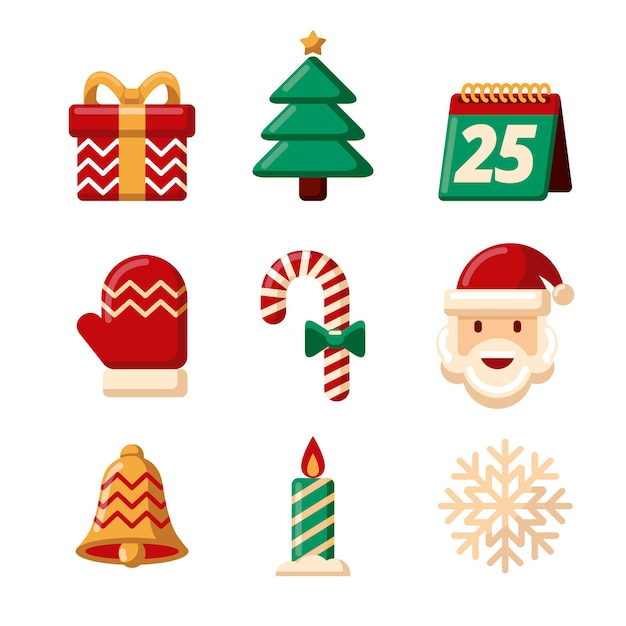 Festive Christmas Icons: Gifts, Trees, and Holiday Symbols | Jiffy Designs