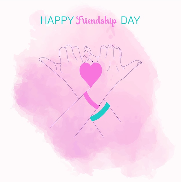Embrace Friendship with Vibrant Hands Holding Heart | Jiffy Designs