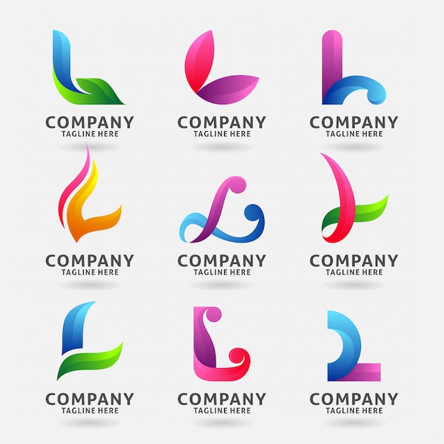 Vibrant and Dynamic Company Logos with Flowing Letter Designs | Jiffy ...