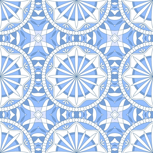 Intricate Celestial Mosaic: Radiant Geometric Patterns in Shades of ...