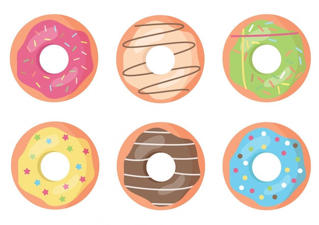 Colorful and Delightful Assortment of Tasty Donuts | Jiffy Designs