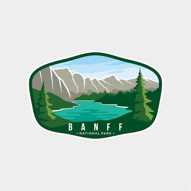 Majestic Mountain Landscape of Banff National Park | Jiffy Designs