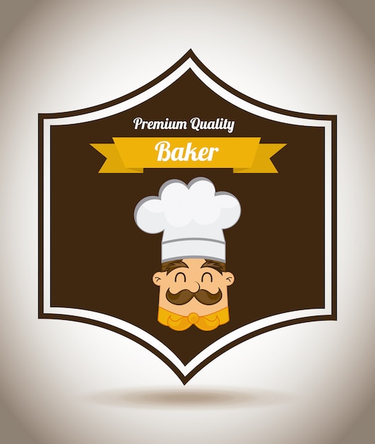 Charming Baker's Badge with Premium Quality Emblem | Jiffy Designs