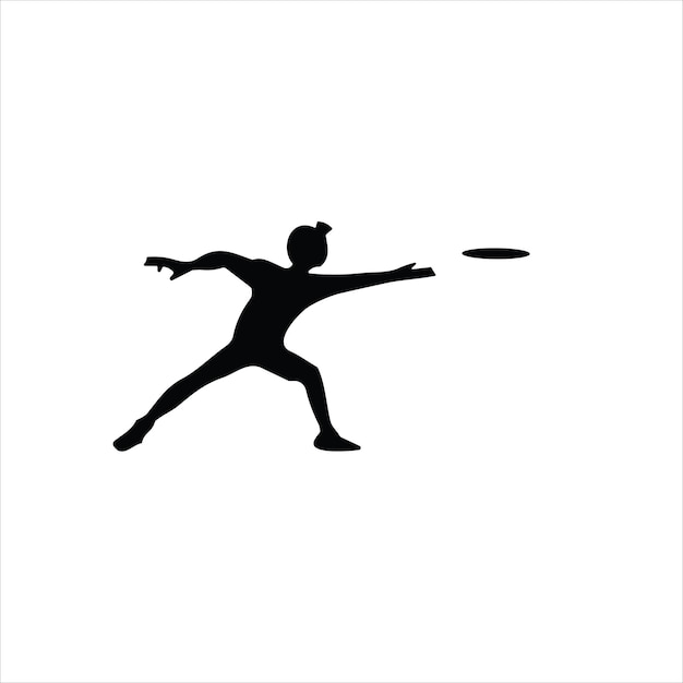 Powerful Silhouette of Frisbee Player in Motion | Jiffy Designs