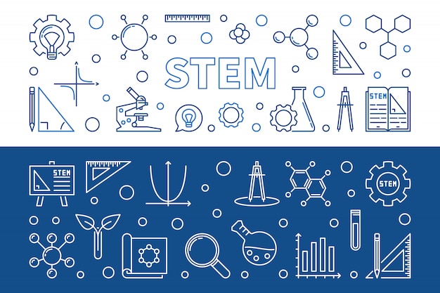 Vibrant STEM Exploration: Symbols of Science and Discovery | Jiffy Designs