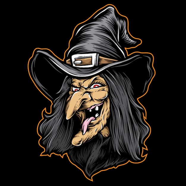 Spooky Wizard with Glowing Eyes and Gnarled Beard | Jiffy Designs