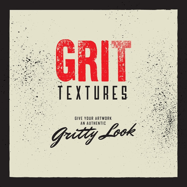 Rugged Grit-Infused Textures with Splattered Crimson Lettering | Jiffy ...