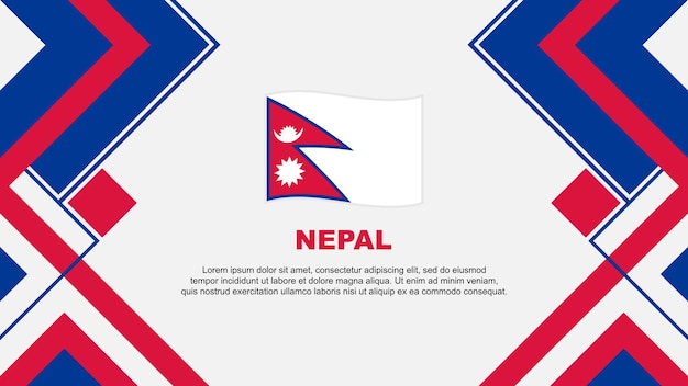 Vibrant Nepali Flag Adorned with Striking Geometric Patterns | Jiffy ...