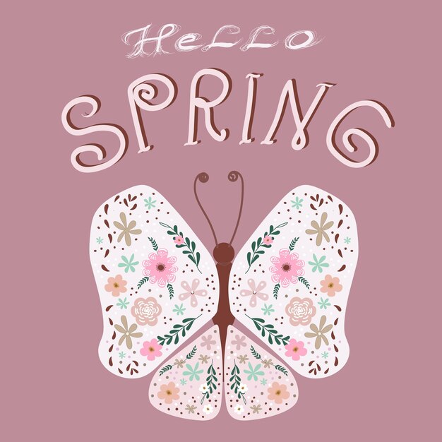 Elegant Floral Butterfly Greets the Spring Season | Jiffy Designs