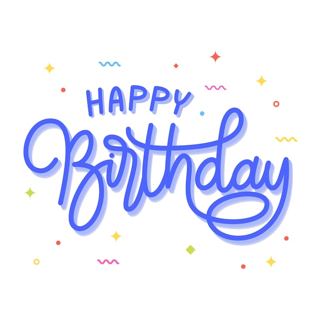 Vibrant Birthday Wishes with Playful Confetti Decor | Jiffy Designs