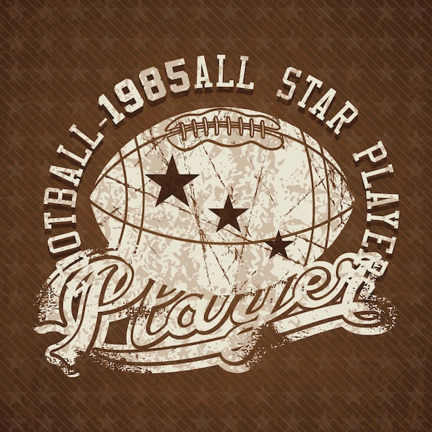 Vintage All-1986 Star Player Graphic on Distressed Background | Jiffy ...