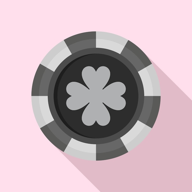 Stylish Monochrome Clover Emblem on Pastel Background | Jiffy Designs