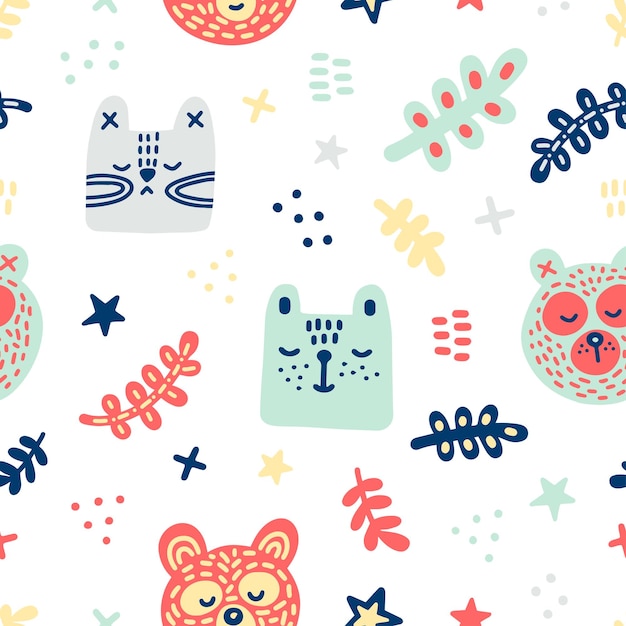 Whimsical Animal Motif Collection with Stars and Shapes | Jiffy Designs