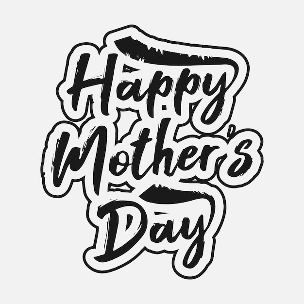 Stylish Mother's Day Greeting in Bold Lettering | Jiffy Designs