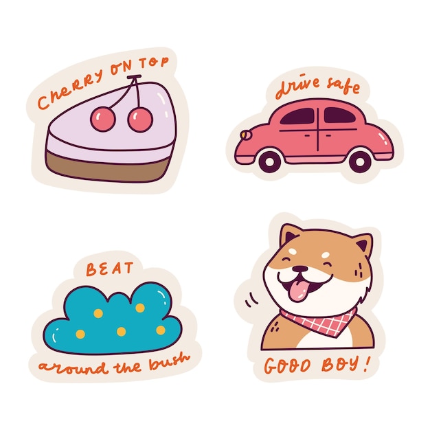 Charming Illustrations of Whimsical Objects and Playful Characters ...