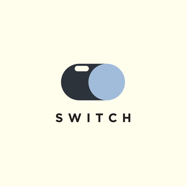 Minimalist Circular Switch Icon with Sleek Design | Jiffy Designs