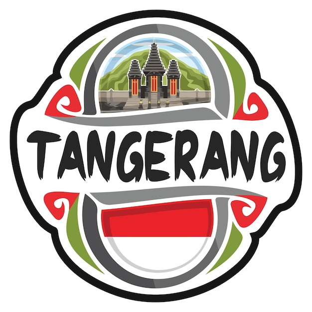 Vibrant Tangerang City Emblem with Iconic Architecture | Jiffy Designs
