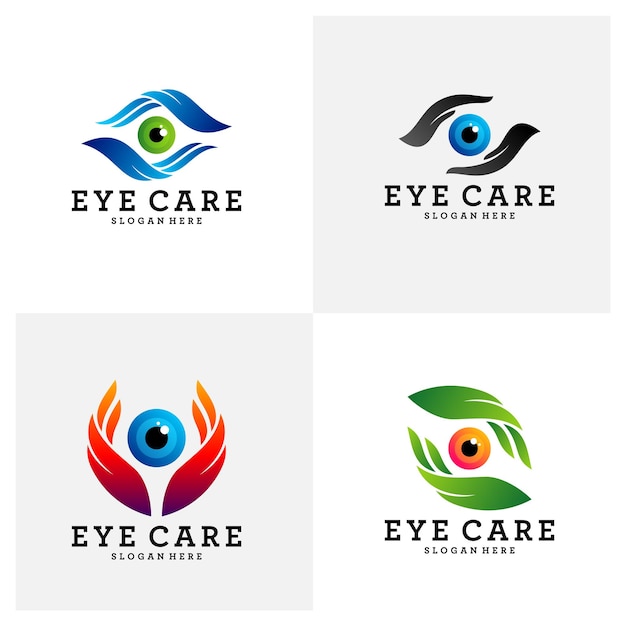Vibrant Collection of Diverse Eye Care Logos and Emblems | Jiffy Designs
