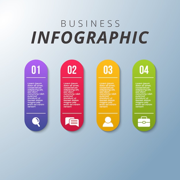 Vibrant Infographic Highlighting Key Business Elements | Jiffy Designs