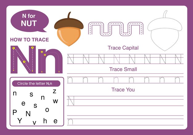 Playful Tracing Fun: Acorns, Patterns, and Handwriting Practice | Jiffy ...