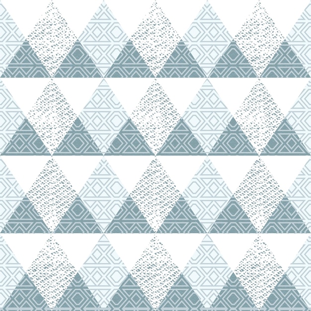 Geometric Triangles in Shades of Gray and White | Jiffy Designs
