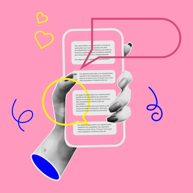 Vibrant Smartphone Interface with Playful Graphic Elements | Jiffy Designs