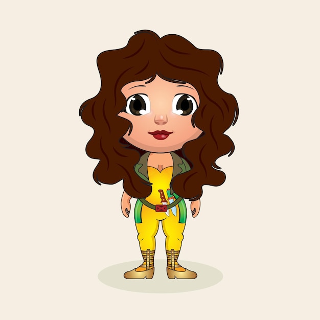Cheerful Young Girl in Vibrant Outfit Smiling Brightly | Jiffy Designs