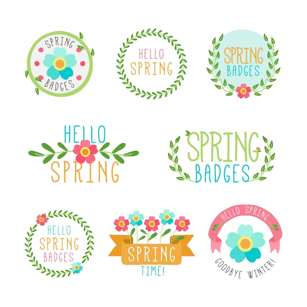 Vibrant Spring Floral Wreaths and Badges Collection | Jiffy Designs