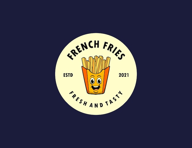 Delightful French Fry Logo: Fresh and Tasty Delight | Jiffy Designs