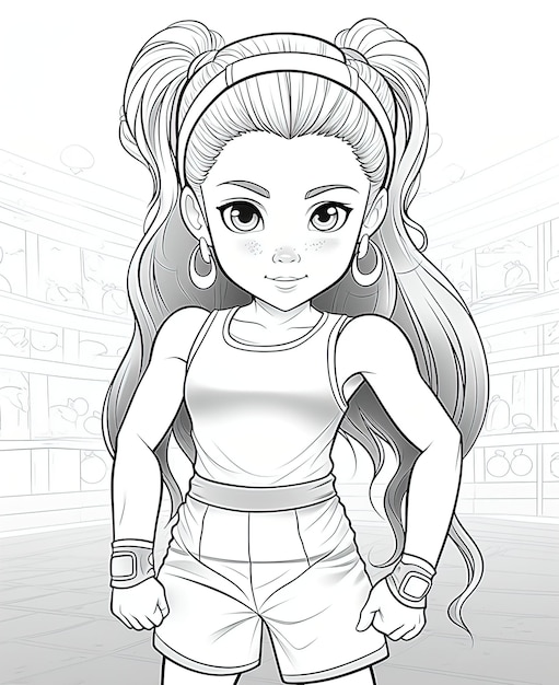 Vibrant and Youthful Anime-Inspired Character Portrait | Jiffy Designs