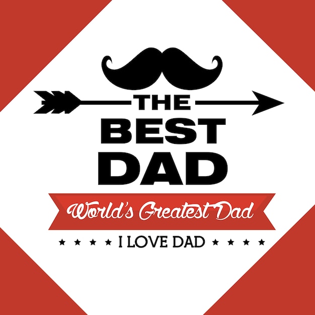 Celebrate the World's Greatest Dad with This Iconic Mustache Design ...